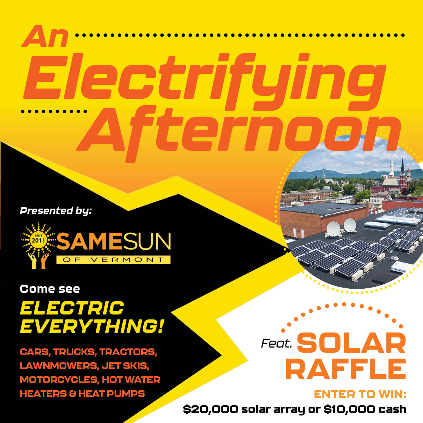 An Electrifying Afternoon: Same Sun Solar Raffle – Paramount Theatre